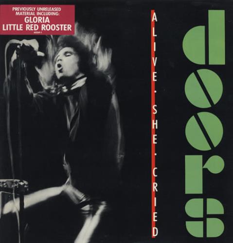 The Doors Alive She Cried US Promo vinyl LP album (LP record) (250045)