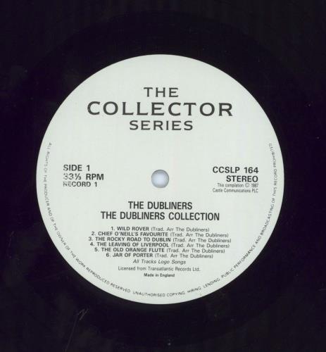 The Dubliners Collection UK 2-LP vinyl record set (Double LP Album ...