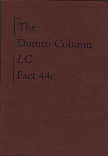 The Durutti Column L.C. UK cassette album (80887)