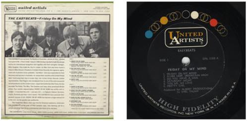 The Easybeats Friday On My Mind US vinyl LP album (LP record) (381053)