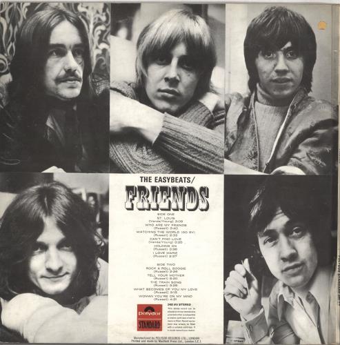 The Easybeats Friends UK vinyl LP album (LP record) (736321)