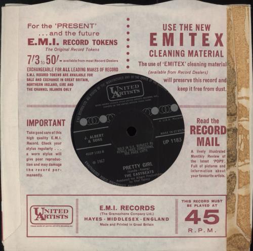 The Easybeats Heaven And Hell UK 7" vinyl single (7 inch record / 45 ...