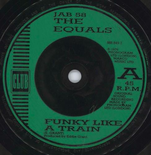 The Equals Funky Like A Train UK 7" vinyl single (7 inch record / 45 ...