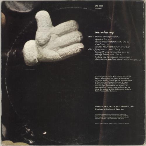 The Faces First Step - 1st UK vinyl LP album (LP record) (64362)