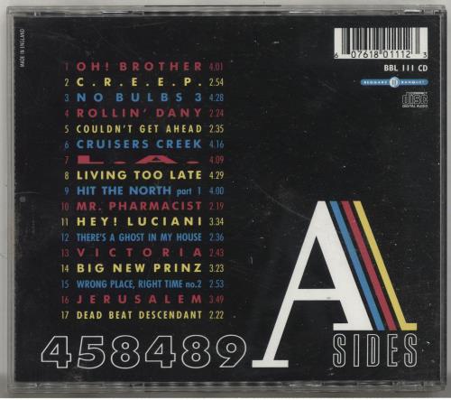 The Fall 458489 A Sides UK CD album (CDLP) (697274)