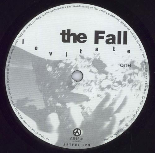 The Fall Levitate UK vinyl LP album (LP record) (282940)
