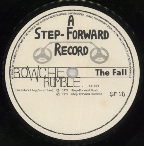 The Fall Rowche Rumble UK 7" vinyl single (7 inch record / 45) (106105)