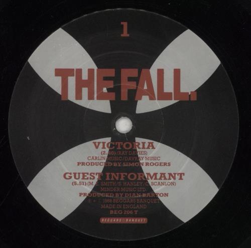 The Fall Victoria UK 12" vinyl single (12 inch record / Maxi-single ...