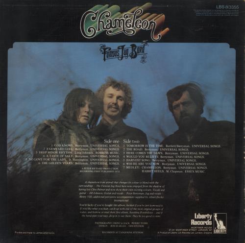 The Famous Jug Band Chameleon UK vinyl LP album (LP record) (842526)