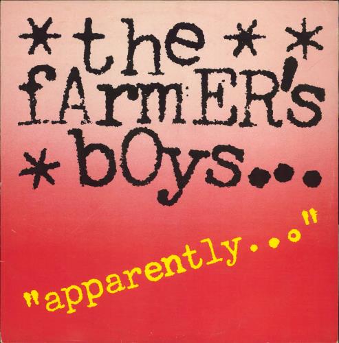 The Farmers Boys Apparently UK 12" vinyl single (12 inch record / Maxi ...