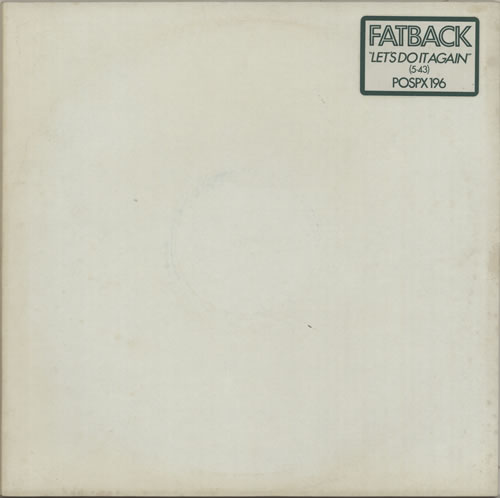 The Fatback Band Let's Do It Again UK 12" vinyl single (12 inch record ...
