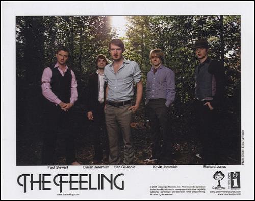 The Feeling Twelve Stops And Home US Promo media press kit (442630 ...