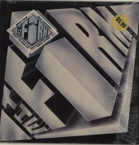 The Firm (Rock) The Firm US vinyl LP album (LP record) (423656)