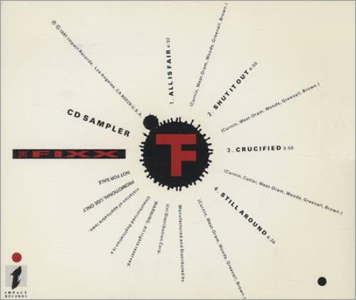 The Fixx CD Sampler US Promo CD single (CD5 / 5") (175369)