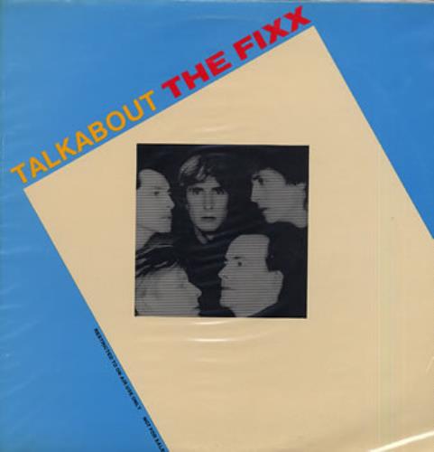 The Fixx Talkabout Canadian Promo vinyl LP album (LP record) (147772)