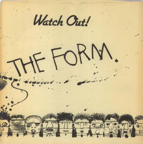 The Form Watch Out! UK 7" vinyl single (7 inch record / 45) (820809)