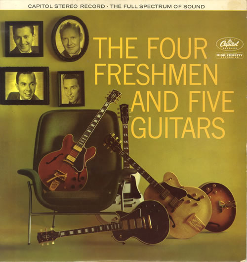 The Four Freshmen Four Freshmen And Five Guitars UK vinyl LP album (LP ...