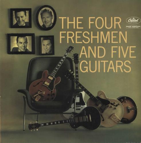 The Four Freshmen Four Freshmen And Five Guitars UK vinyl LP album (LP ...