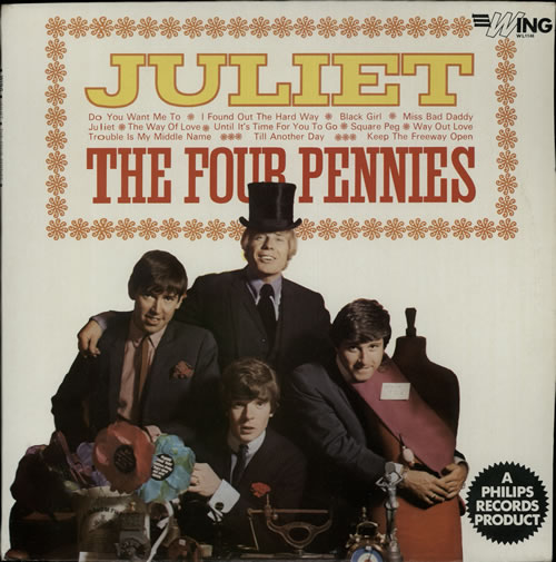 The Four Pennies Juliet UK vinyl LP album (LP record) (638402)