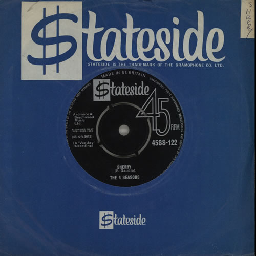 The Four Seasons Sherry - 2nd UK 7" vinyl single (7 inch record / 45 ...