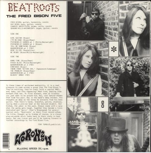 The Fred Bison Five Beatroots UK vinyl LP album (LP record) (853778)