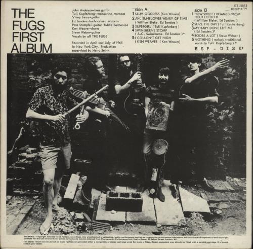 The Fugs The Fugs First Album UK vinyl LP album (LP record) (765391)