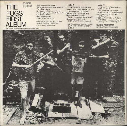 The Fugs The Fugs First Album Italian vinyl LP album (LP record) (765631)