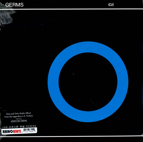The Germs GI - Sealed US vinyl LP album (LP record) (460944)