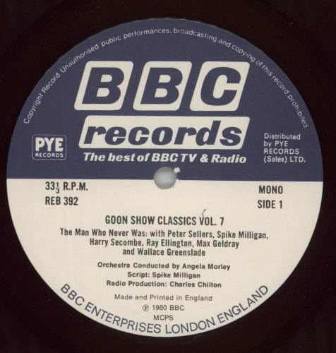 The Goons Goon Show Classics Vol. 7 UK vinyl LP album (LP record) (306793)