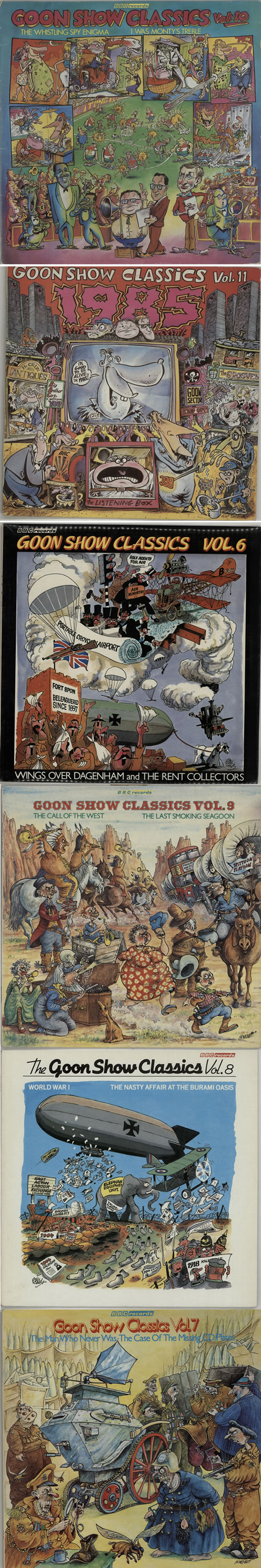 The Goons Goon Show Classics Volumes 1 - 11 UK vinyl LP album (LP ...