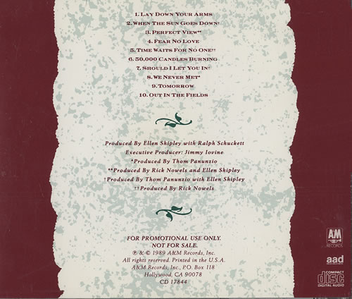 The Graces Perfect View US Promo CD album (CDLP) (475047)