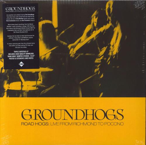 The Groundhogs Road Hogs: Live From Richmond To Pocono - Sealed UK 3-LP ...