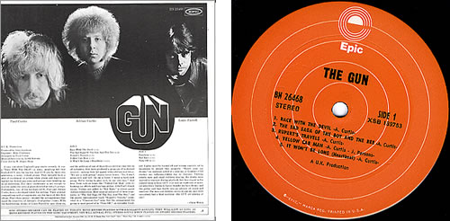 The Gun Gun US vinyl LP album (LP record) (352239)