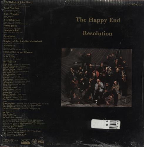 The Happy End Resolution UK vinyl LP album (LP record) (760278)