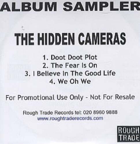The Hidden Cameras Album Sampler UK Promo CD-R acetate (317819)