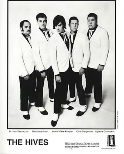 The Hives Tyrannosaurus Hives US Promo media press pack (299446) PRESS PACK