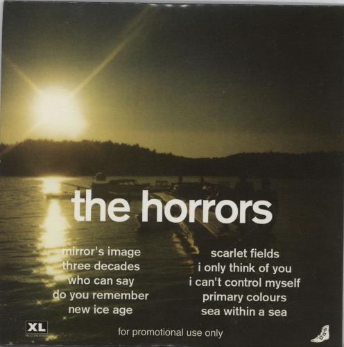 The Horrors Primary Colours UK Promo CD album (CDLP) (661993)