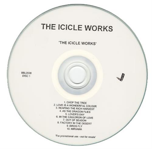 The Icicle Works The Icicle Works UK Promo CD-R acetate (380755)