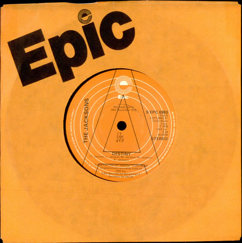 The Jackson Five Destiny UK Promo 7" vinyl single (7 inch record / 45 ...