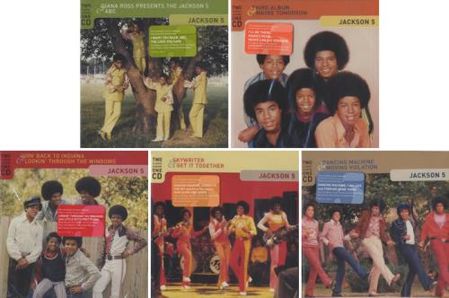 The Jackson Five Set of Five 'Two On One' CDs US 5-CD album set (197825)