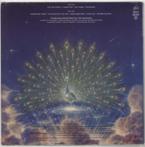 The Jackson Five Triumph German vinyl LP album (LP record) (727831)