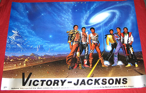 The Jackson Five Victory - Jacksons Japanese Promo poster (351498)