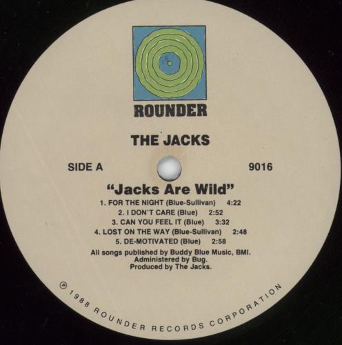 The Jacks (USA) Jacks Are Wild US vinyl LP album (LP record) (865701)