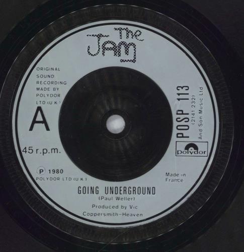 The Jam Going Underground - EX UK 7" vinyl single (7 inch record / 45 ...