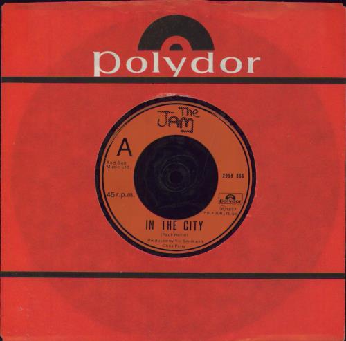 The Jam In The City - Red Label UK 7" vinyl single (7 inch record / 45 ...