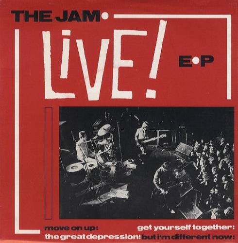 The Jam Live EP New Zealand 7" vinyl single (7 inch record / 45) (423758)