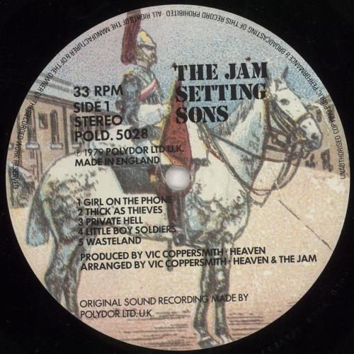 The Jam Setting Sons - 1st (c) UK vinyl LP album (LP record) (749264)