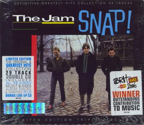 The Jam Snap! - Sealed UK 3-CD album set (Triple CD) (349626)