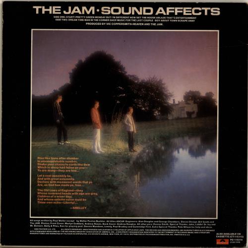 The Jam Sound Affects US vinyl LP album (LP record) (159603)