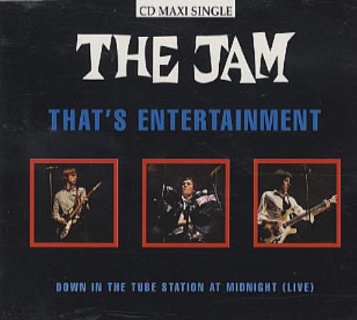 The Jam That's Entertainment UK CD single (CD5 / 5") (72163)